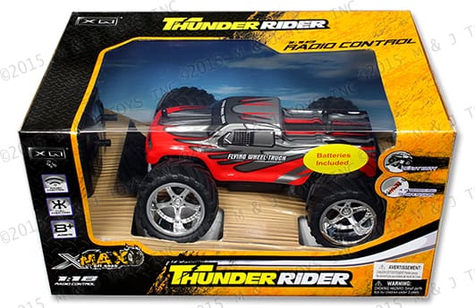 XQ 1:18 RADIO CONTROL X MAX OFF ROAD THUNDER RIDER (READY-TO-RUN) - M & J Toys Inc. Die-Cast ...
