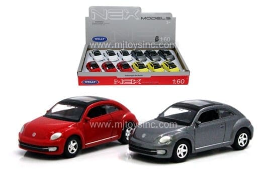 Welly Display 3" Volkswagen Beetle HT 1:60 - M & J Toys Inc. Die-Cast ...