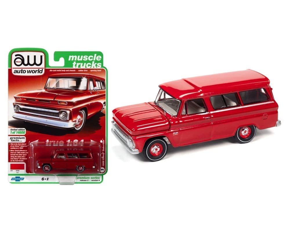AW Autoworld 1:64 Scale Diecast Chevy Suburban Muscle, 57% OFF