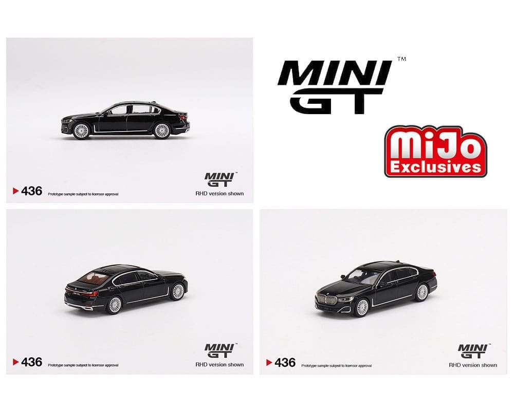 Mini GT 1:64 BMW 750Li xDrive Black Sapphire- Mijo Exclusives - M & J ...