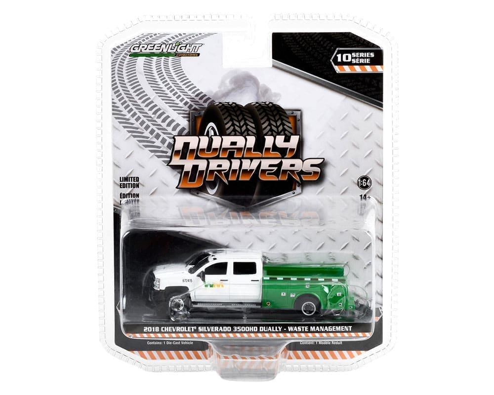 Greenlight 1:64 Dually Drivers Series 10 - 2018 Chevrolet Silverado ...