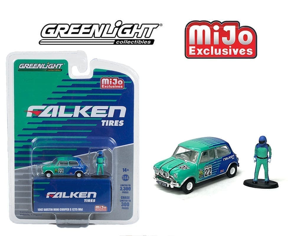 Greenlight 1:64 1967 Austin Mini Cooper S 1275 MKI Falken Tire With ...