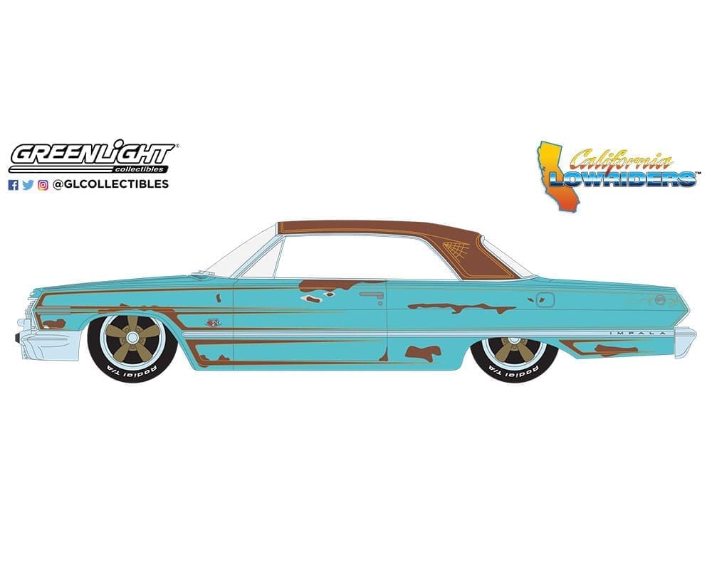 (Preorder) Greenlight 1:64 California Lowriders Series 3 -1963 ...