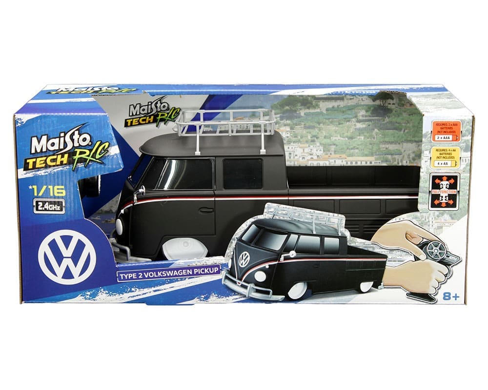 Maisto Tech R/C 1:16 Volkswagen Pickup Type 2 with Roof Rack – Matte ...