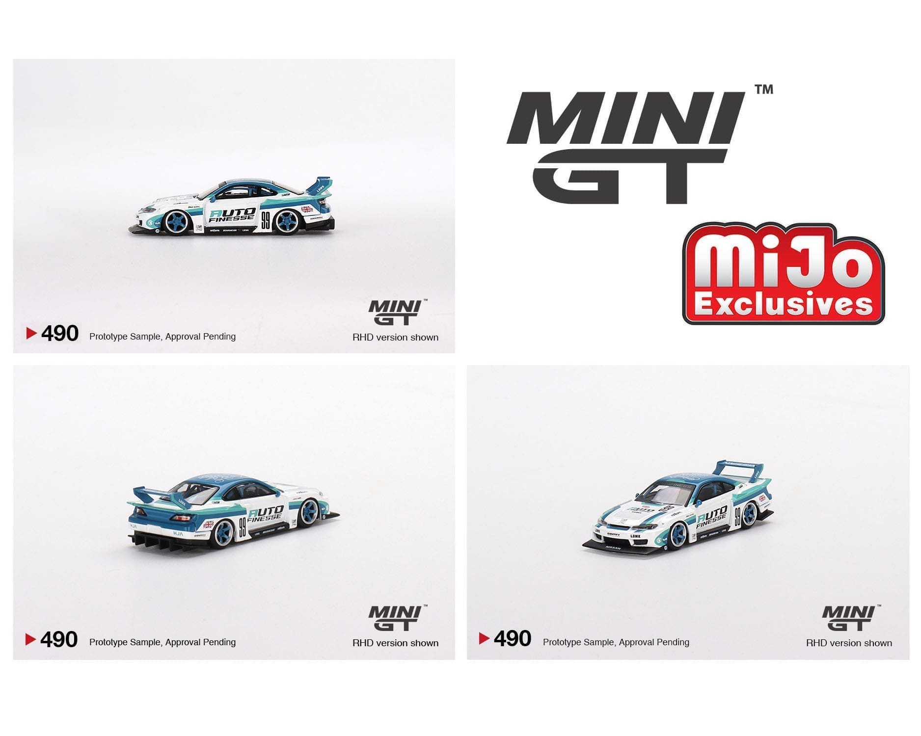 Mini GT 1:64 Nissan LB-Super Silhouette S15 SILVIA Auto Finesse - Mijo ...