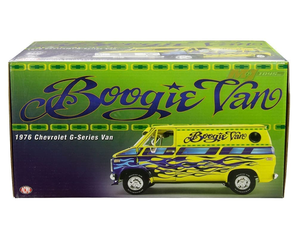 ACME 1:18 1976 Chevrolet G-Series Van (Yellow) - Boogie Van - Limited ...