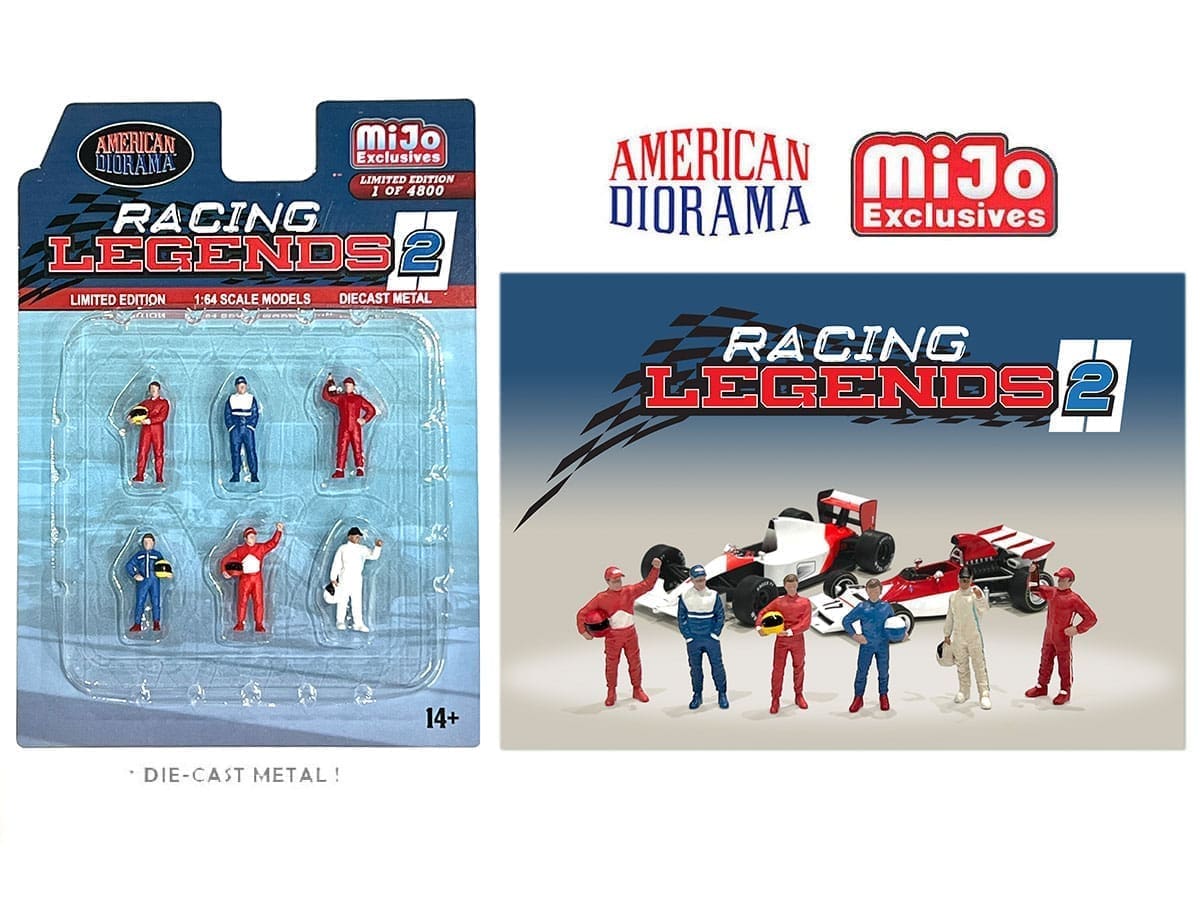 American Diorama 1:64 Figures Racing legend 2 - MiJo Exclusives Limited ...