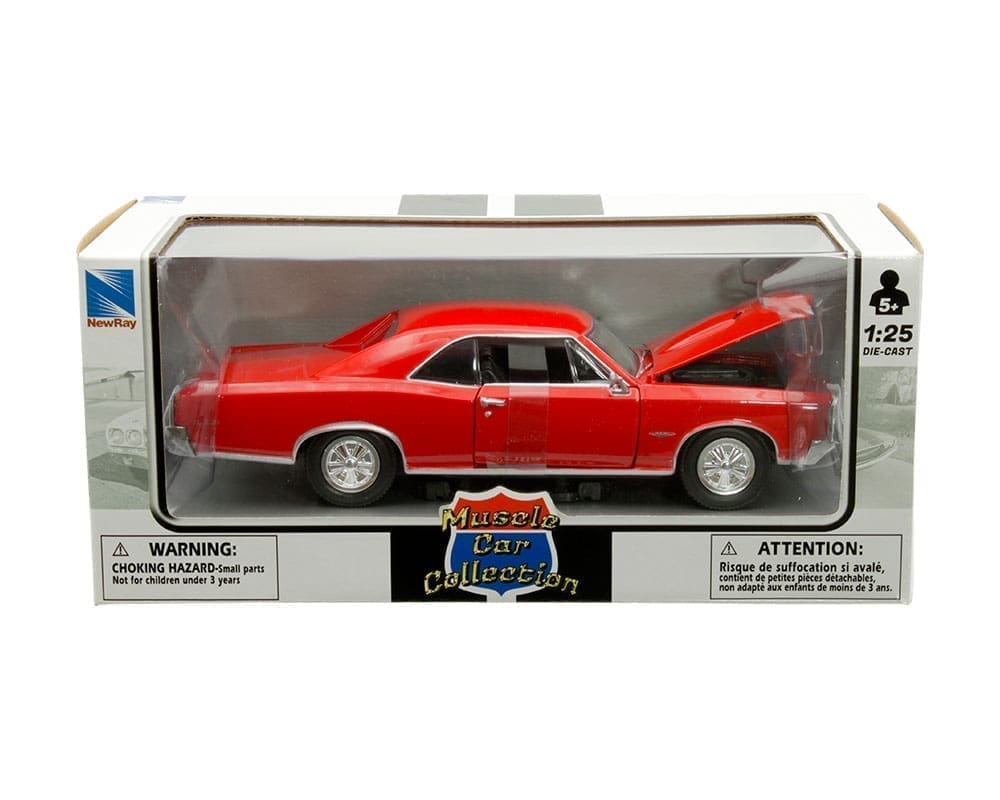 New Ray 1:24 1966 Pontiac GTO (Red) – Muscle Car Collection - M & J ...