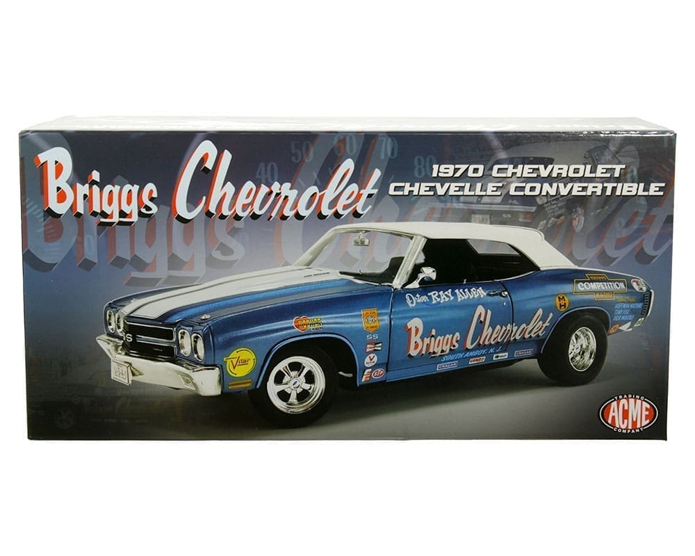 ACME 1:18 1970 Chevrolet Chevelle SS Convertible - Briggs Chevrolet ...