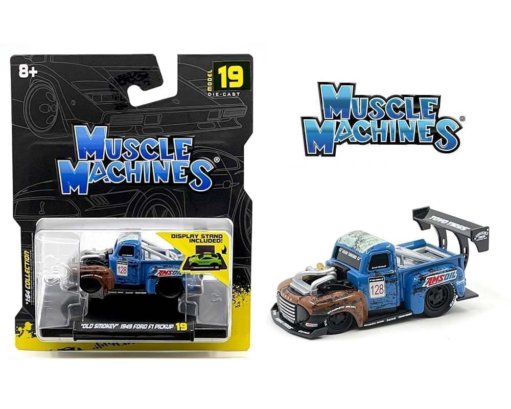Muscle Machines 1:64 Old Smokey 1949 Ford F1 Pickup - Model 19 - M & J ... Muscle Machines 1:64 Old Smokey 1949 Ford F1 Pickup - Model 19 - M & J ...