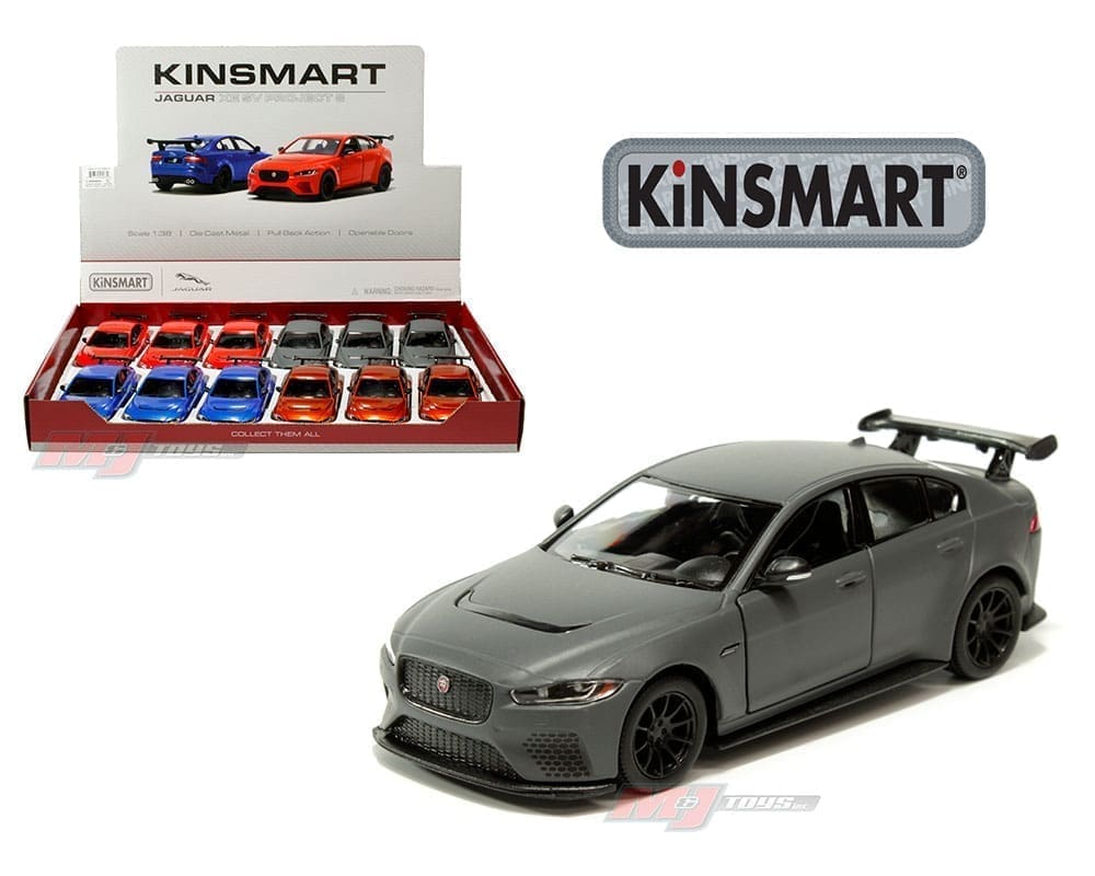 Kinsmart 1:38 Jaguar XE SV Project 8 (KT5416D) - Display Tray Set of 12 - M & J Toys Inc. Die ...