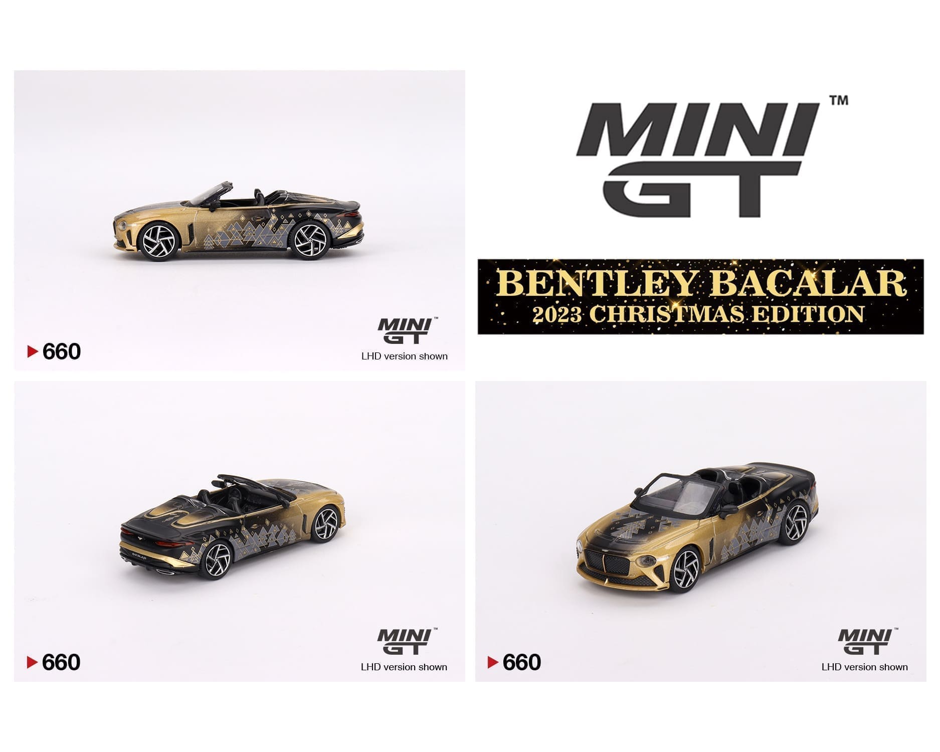 Mini GT 1:64 Bentley Mulliner Bacalar 2023 Christmas Limited Edition ...