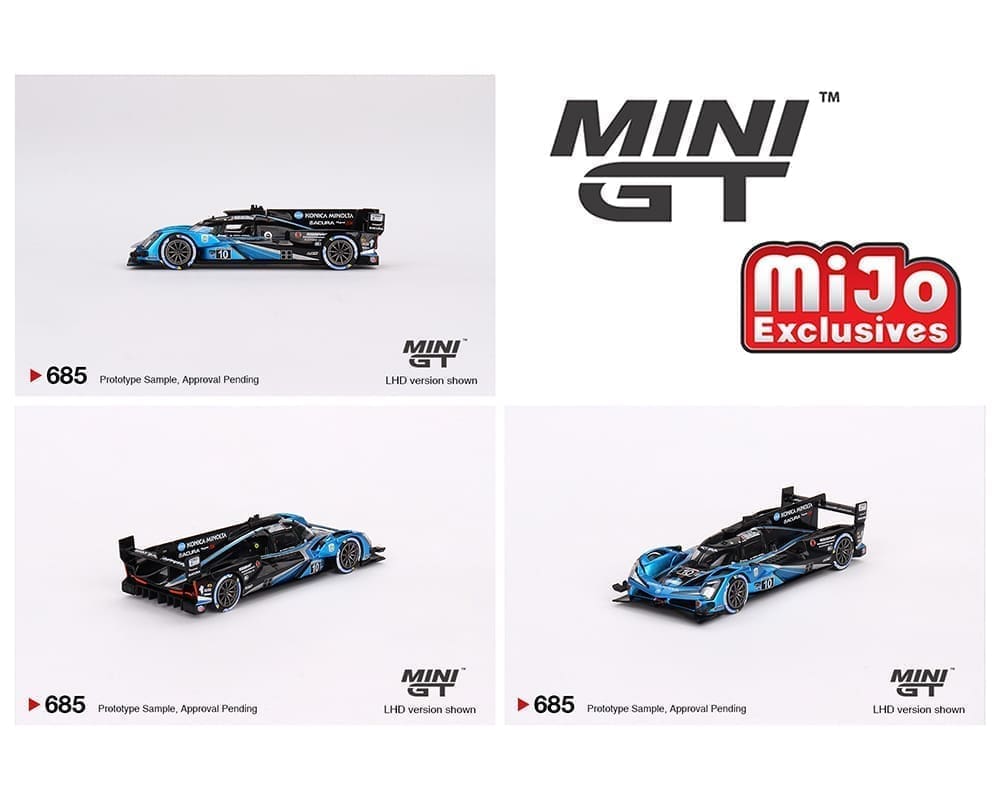 Mini GT 1:64 Acura ARX-06 GTP #10 No. 10 Konica Minolta Acura ARX-06 ...