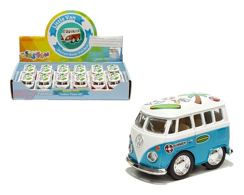 Kinsfun 2" Volkswagen Little Van Summer Print - 4 Colors - Display Tray ...