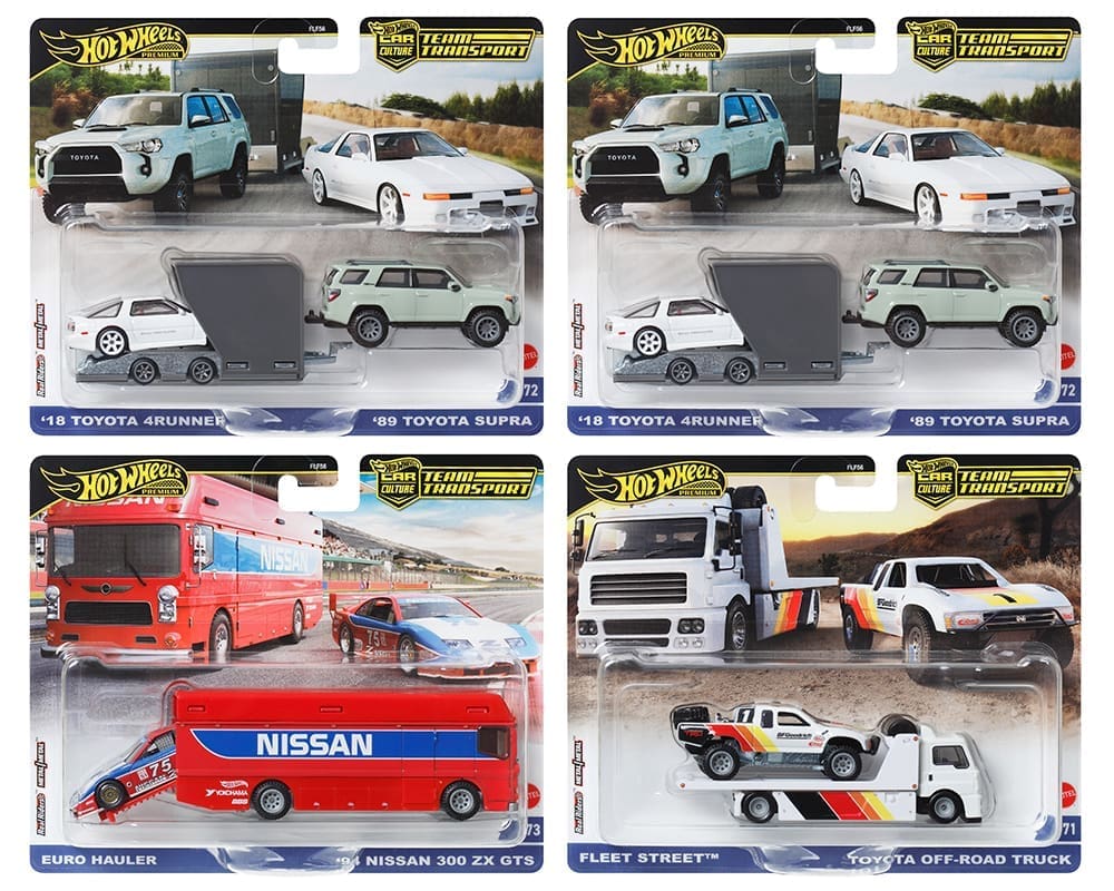 (Preorder) Hot Wheels 1:64 Team Transport 2024 D Case Assortment - M ...