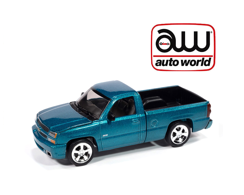 Auto World 1:64 2005 Chevrolet Silverado SS Custom Single Cab Version A ...