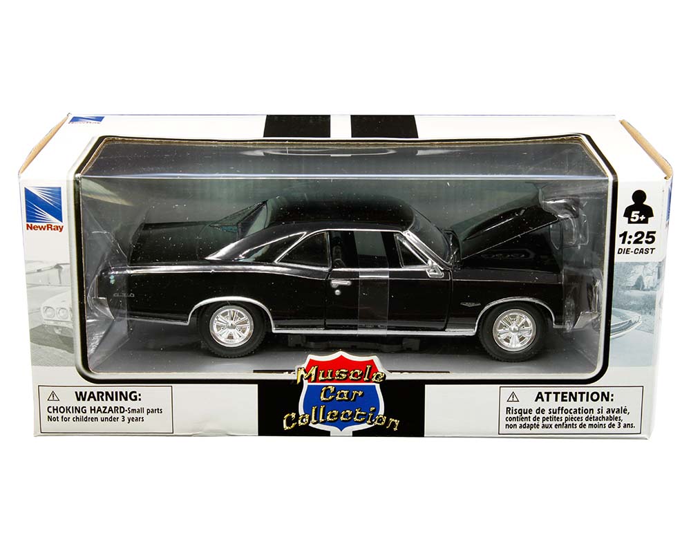 New Ray 1:24 1966 Pontiac GTO (Black) – Muscle Car Collection - M & J ...