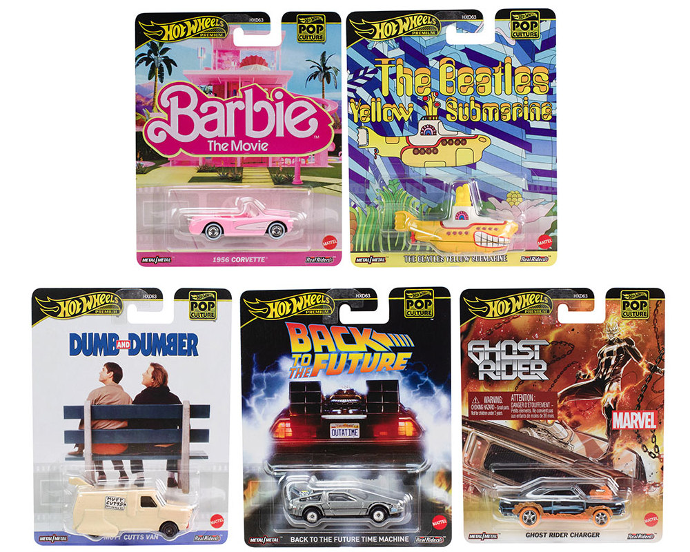 Hot Wheels 1:64 Pop Culture H Case 2025 Assortment - M & J Toys Inc ...